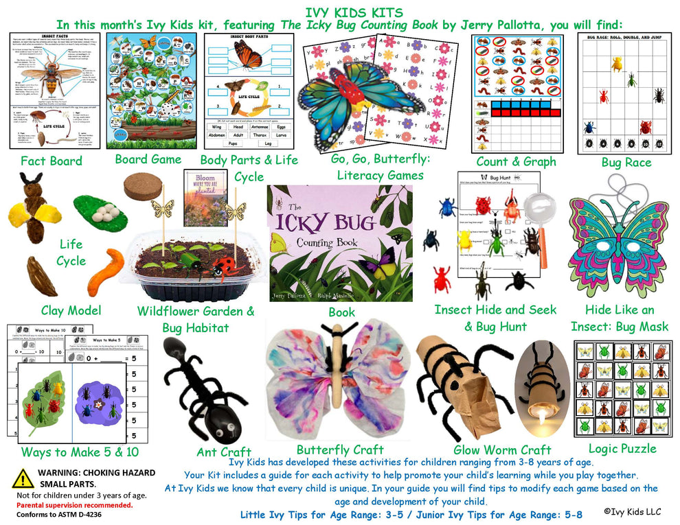Ivy Kids Kit - The Icky Bug Counting Book