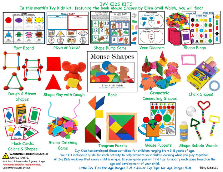 Ivy Kids Kit - Mouse Shapes
